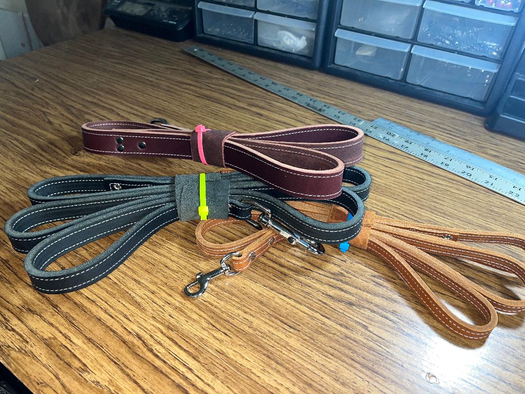 D. Leather Leashes - All Lengths and Widths – qualitycollar